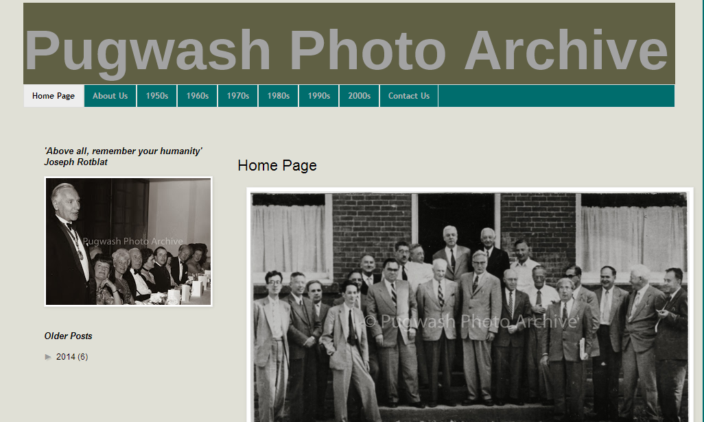London Pugwash photo archive – Pugwash Conferences on Science and World ...